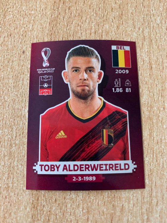 Panini WM 2022 Toby Alderweireld BEL 5 | Kaufen auf Ricardo