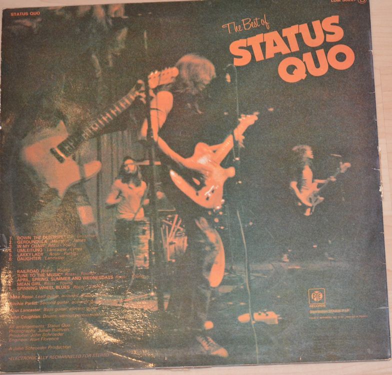 Schallplatte STATUS QUO (1973) (Gebraucht) in Obergösgen für CHF 22 – mit Lieferung auf Ricardo ...