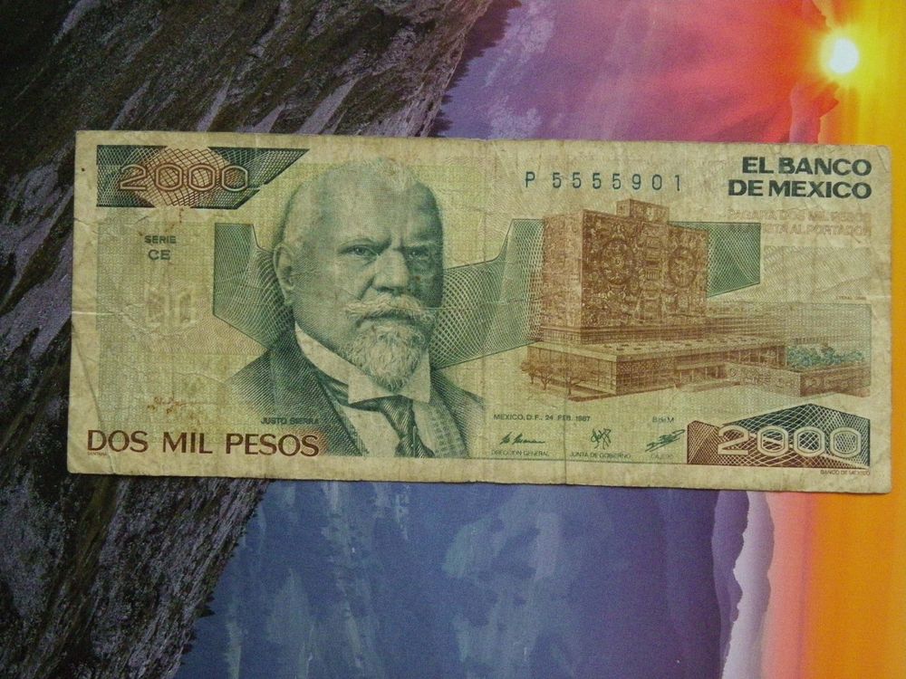 Mexico 2000 Pesos 1987, P-086b, Gebraucht | Kaufen auf Ricardo