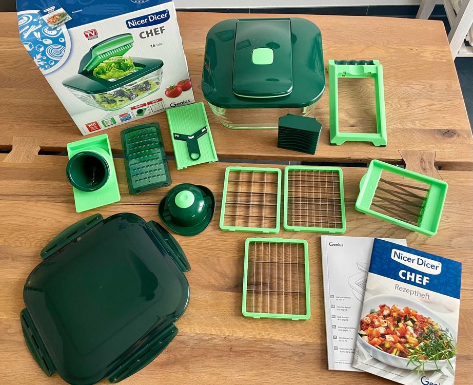 NEU Genius Nicer Dicer Chef Set 16 Teile (Gebraucht) in Dörflingen für ...