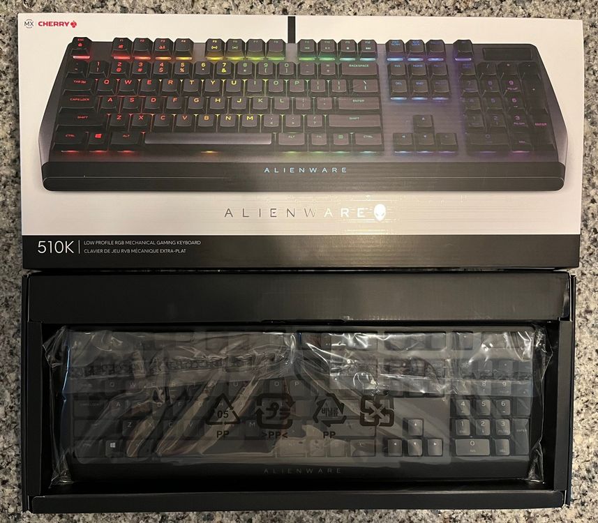 ALIENWARE LOW PROFILE RGB MECHANICAL GAMING KEYBOARD - 510K (Gebraucht ...