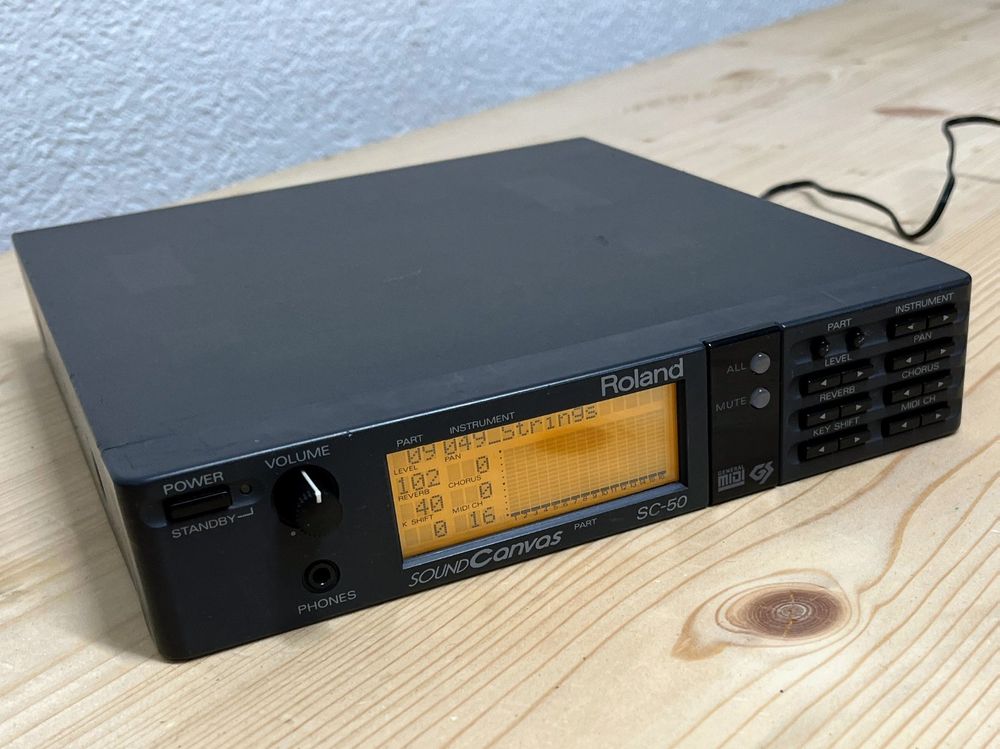 Roland SC-50 Sound Canvas - Vintage Soundmodul (Gebraucht) in ...