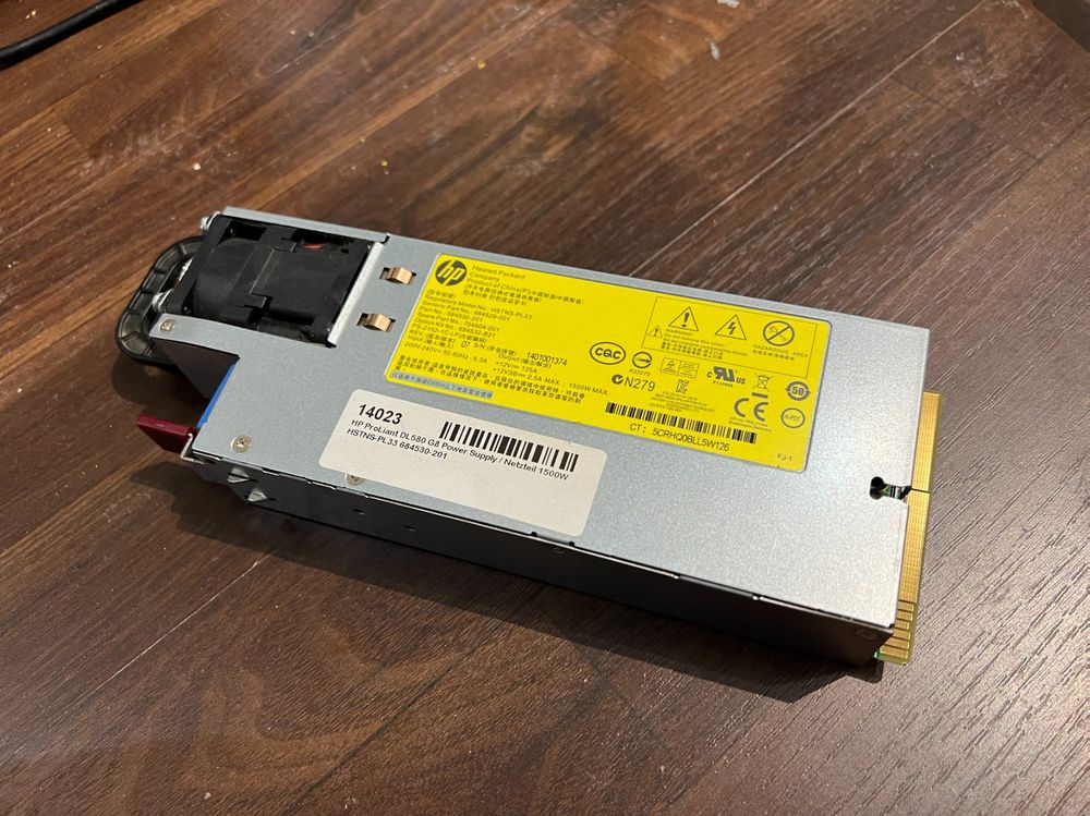 HP Proliant DL580 G8 Netzteil 1500W HSTNS-PL33 684530-201 | Kaufen auf ...