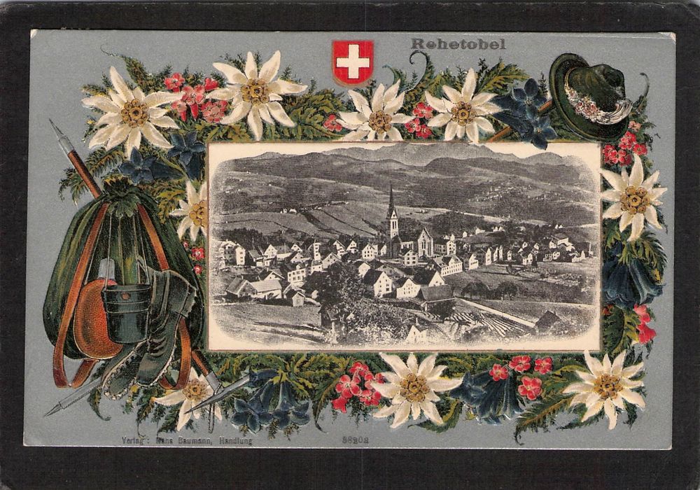 Prägekarte : Rehetobel AR , gel. 1913 | Kaufen auf Ricardo
