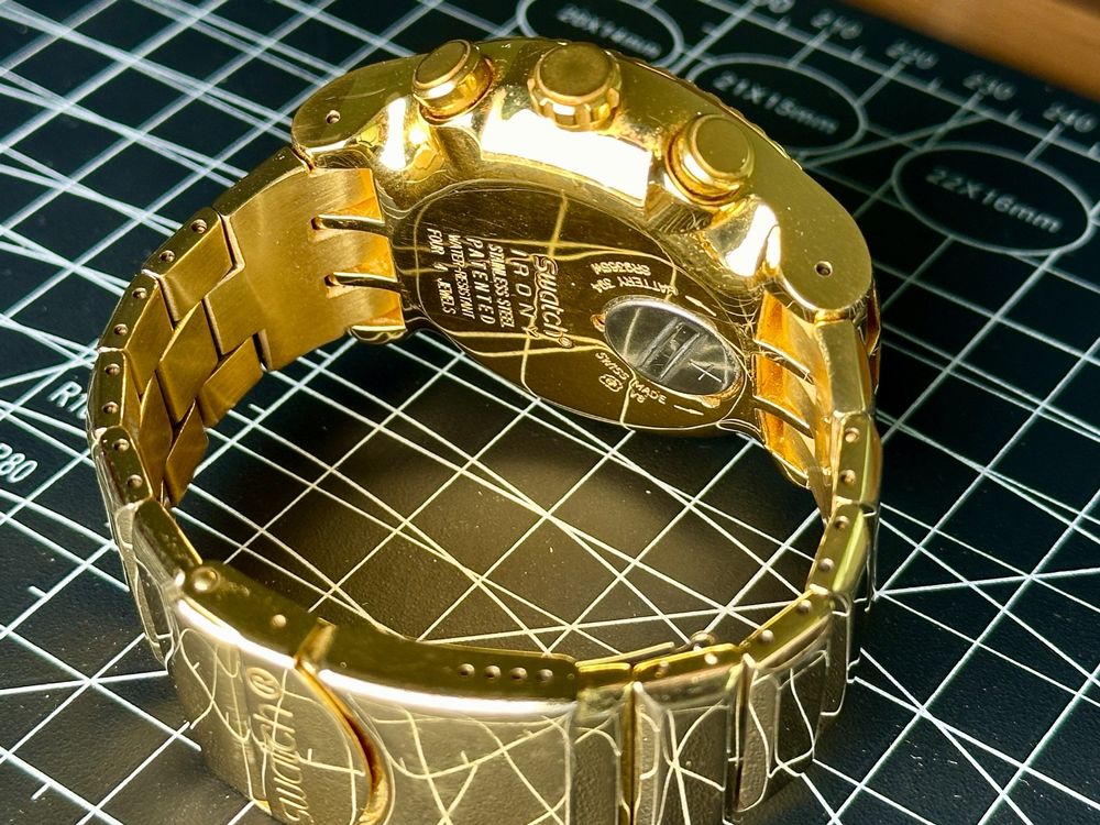 SWATCH IRONY CHRONO-007 Villain Collection-Goldfinger RAR (Gebraucht) in Buchrain für CHF 262 ...