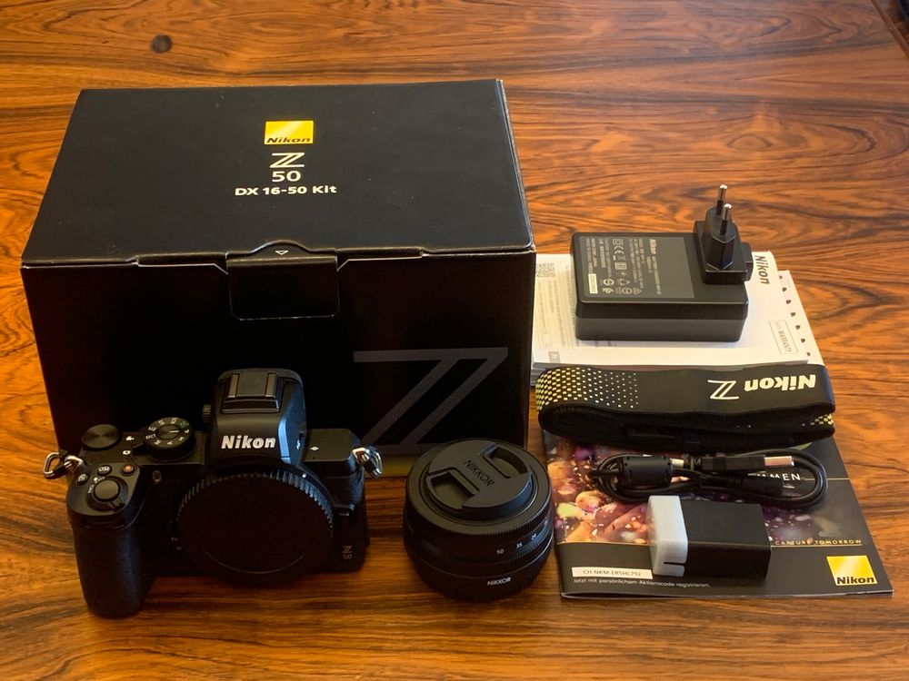 Nikon Z50 Kit mit Zoom Nikkor Z DX 16-50mm f/3.5-6.3 | Kaufen auf Ricardo