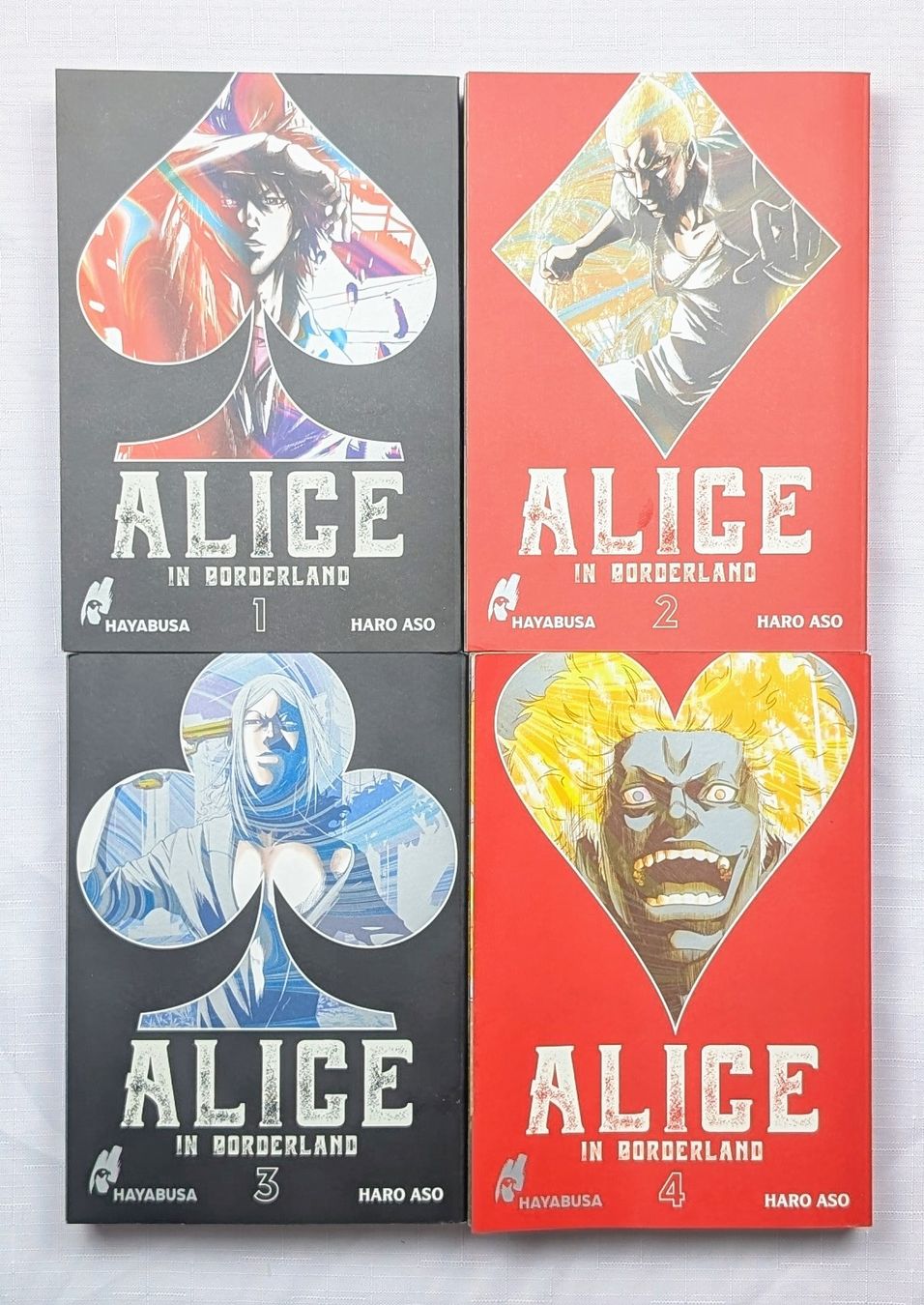 Band 1-4 - Alice in Borderland Manga - Haro Aso (Neu (gemäss ...