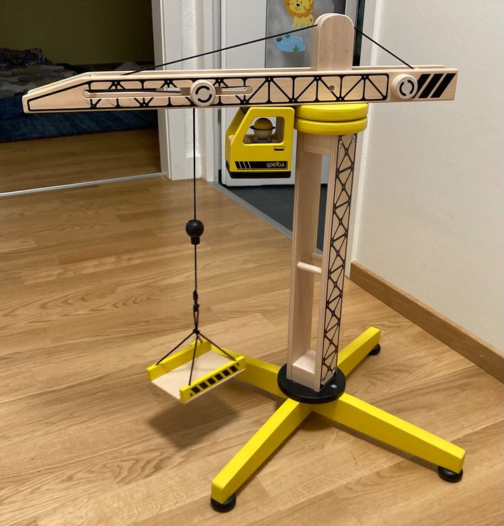 Kran aus Holz von Spielba | Kaufen auf Ricardo Kran aus Holz von Spielba | Kaufen auf Ricardo