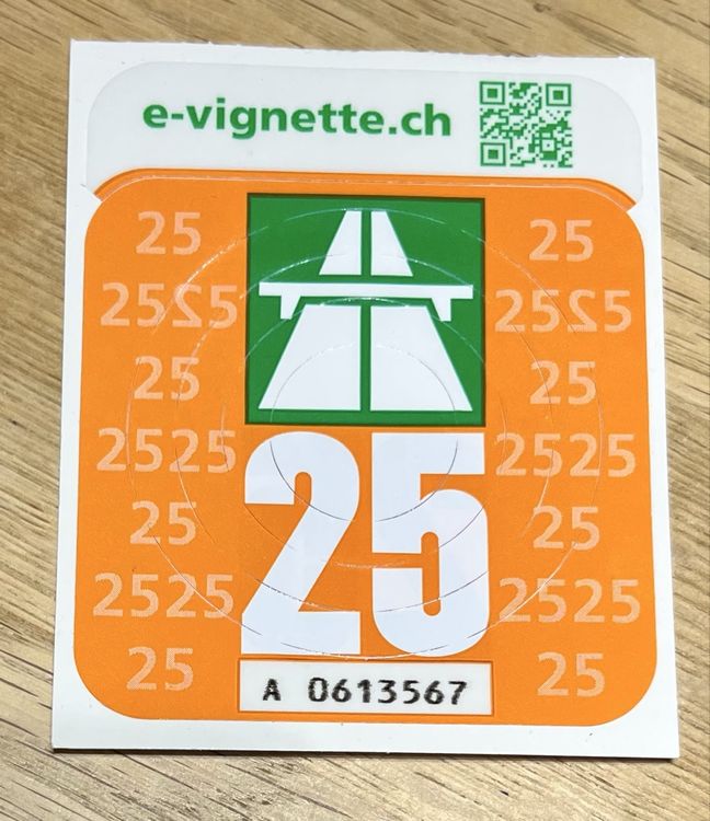 Autobahn Vignette 2025 Schweiz (Neu und originalverpackt) in Riedt b. Erlen für CHF 37 – mit ...