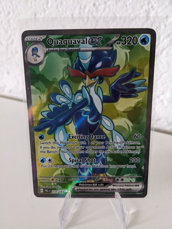 Pokemon Paldea Evolved - Quaquaval EX 235/193 ( EN ) ab 1Fr (Neu und ...