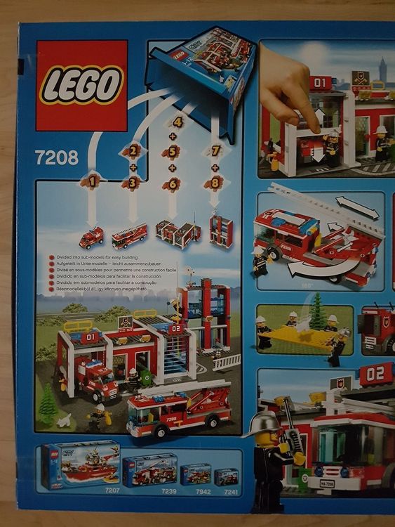 LEGO City 7208 Grosse Feuerwehr-Station NEU & OVP (Neu und ...