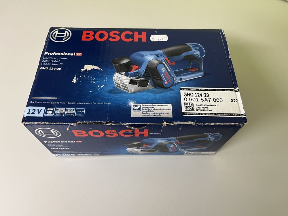 Bosch Professional Akku Hobelmaschine GHO 12V-20 | Kaufen auf Ricardo