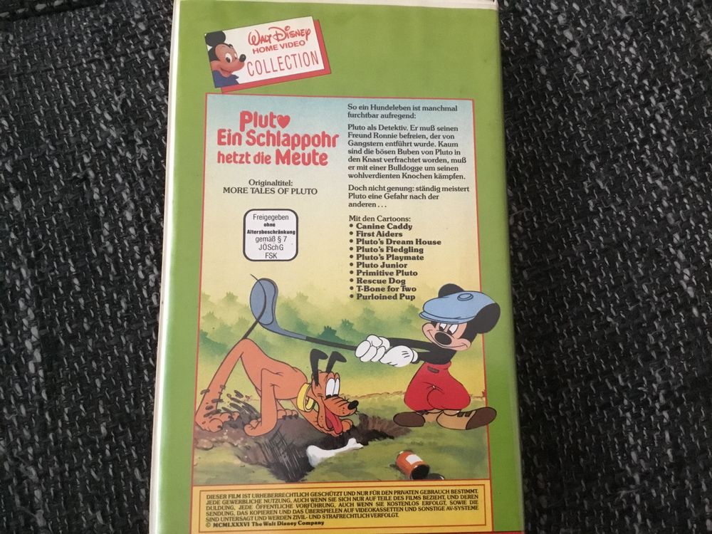 Pluto VHS (Walt Disney) (Gebraucht) in Winterthur für CHF 8 – mit ...