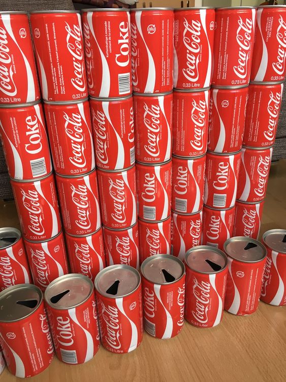 Alte Coca Cola Dosen Vintage Coke leer, 80er Jahre, 50 Stk.! | Kaufen auf Ricardo