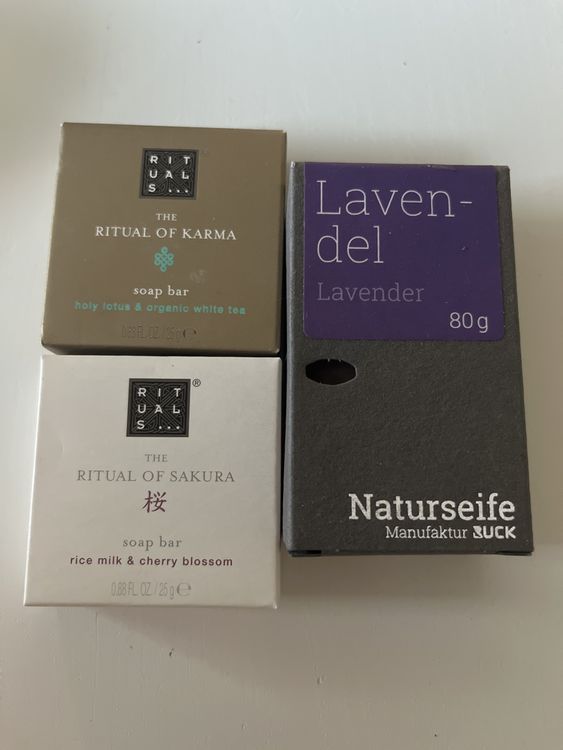 Rituals Seifen Set, Sakura und Karma + Lavendel Seife! (Neu und ...