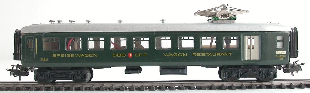 Märklin Leichtschnellzug-Speisewagen 348/2 Spur H0 (Gebraucht) in Oberwil BL für CHF 20 – mit ...