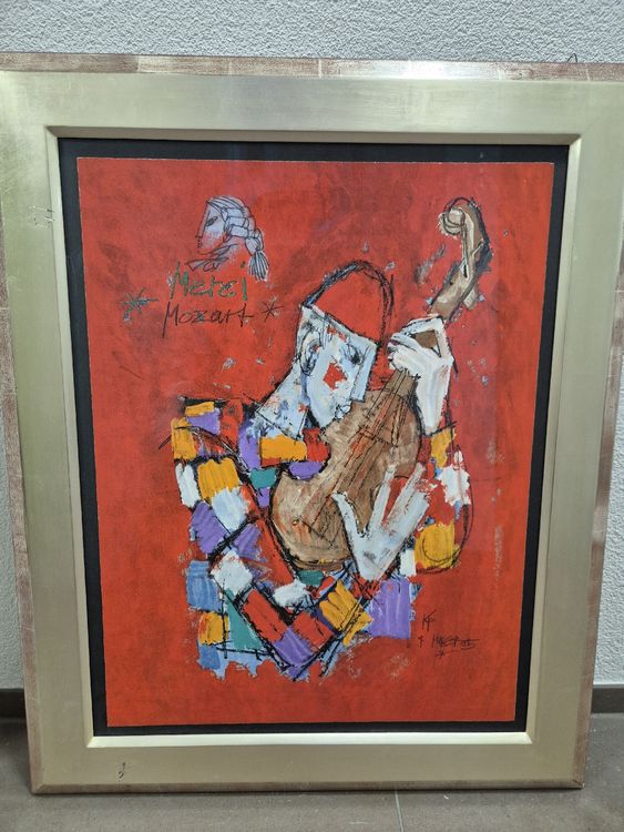 Original-Lithografie Merci Mozart von Rudolf Mirer (Gebraucht) in Davos Clavadel für CHF 799 ...