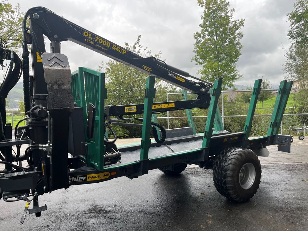 Forstanhänger - Forstkran - Kranwagen | Kaufen auf Ricardo