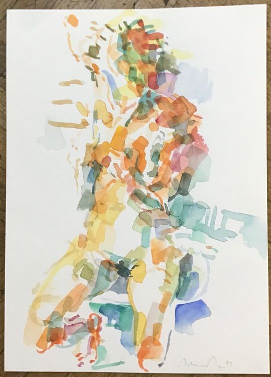Sehr Interessante Aquarell Unleserlich Signiert | Kaufen auf Ricardo