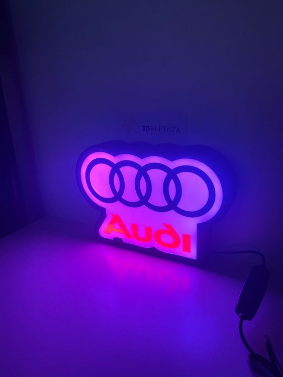 Audi logo mit LEDs (Neu (gemäss Beschreibung)) in Luzern für CHF 35 ...