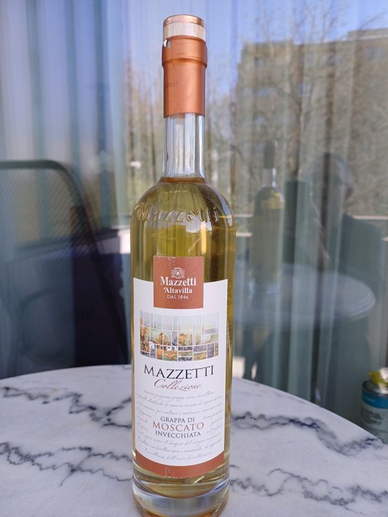 GRAPPA DI MOSCATO INVECCHIATA VON MAZZETTI ALTAVILLA 70 CL | Kaufen auf Ricardo