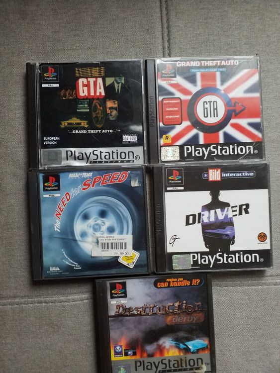 Top 5 Driving Games für PS1 (Gebraucht) in Kilchberg ZH für CHF 65 ...