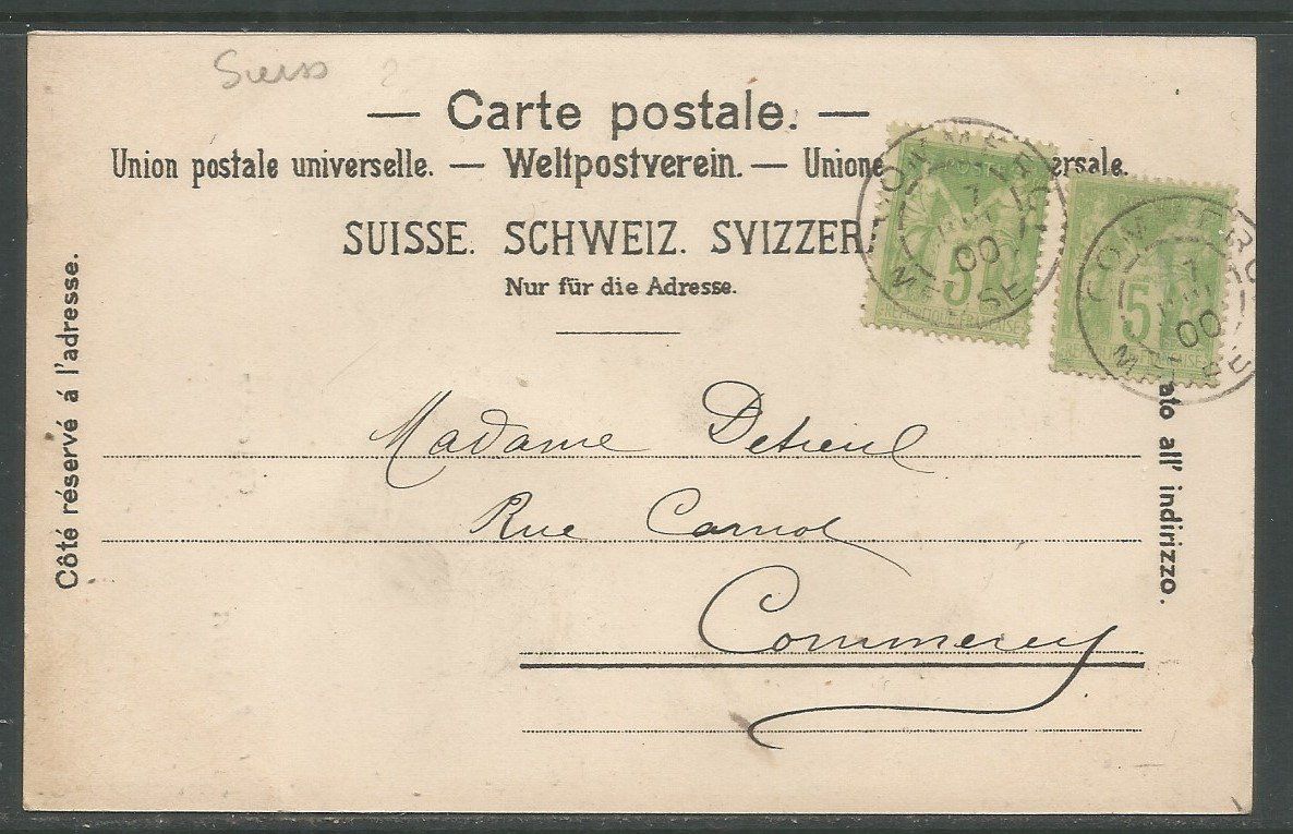 Carte P de 1900 ( Luzern / Gütschbahn ) (Gebraucht) in La Russille für ...