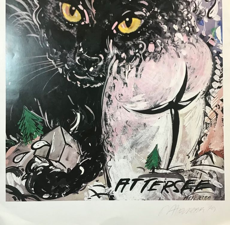 Christian Ludwig ATTERSEE (1940) Plakat Handsigniert (Gebraucht) in Root für CHF 25 – mit ...