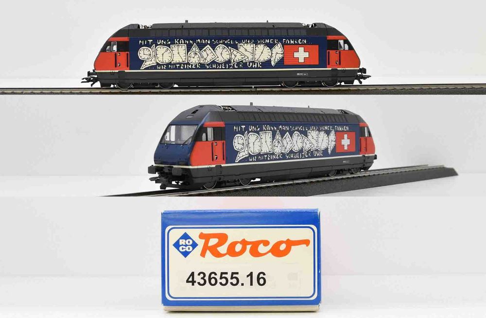 Roco 43655.16 E-Lok Re 465 BLS H0 GS Analog mit OVP (Gebraucht) in St ...
