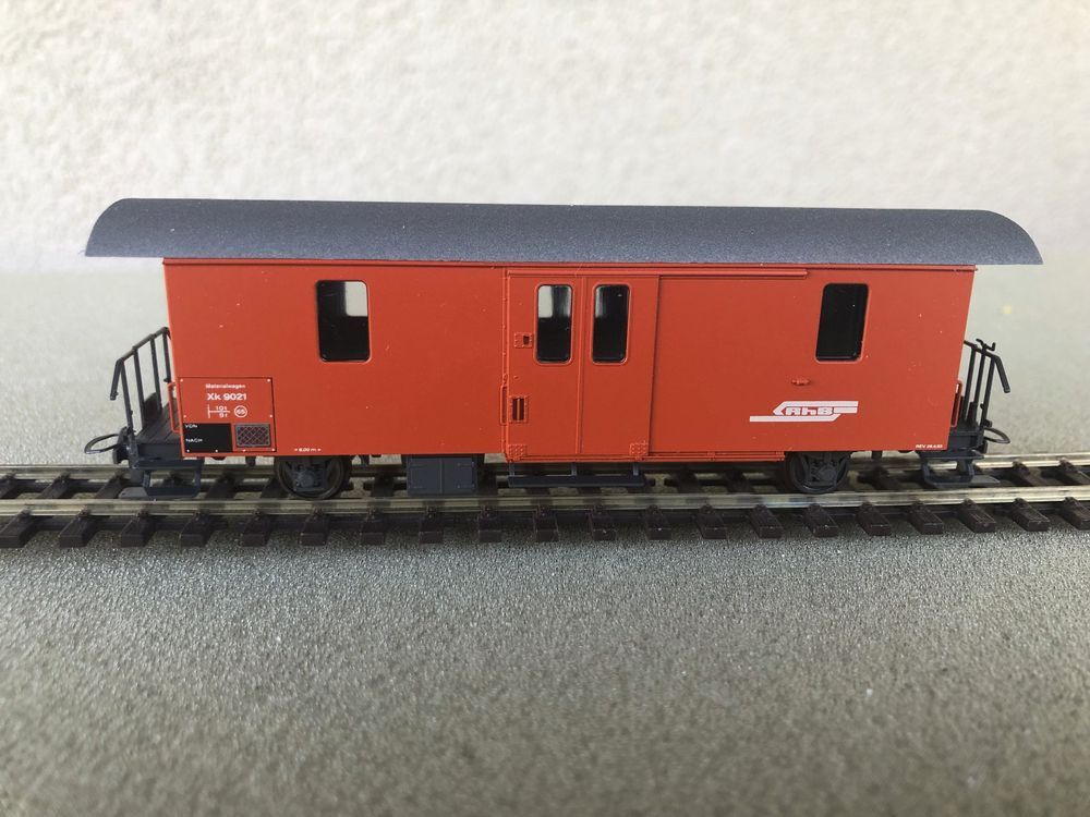 BEMO 2265 Xk 9021 Werkzeugwagen RhB HOm | Acheter sur Ricardo