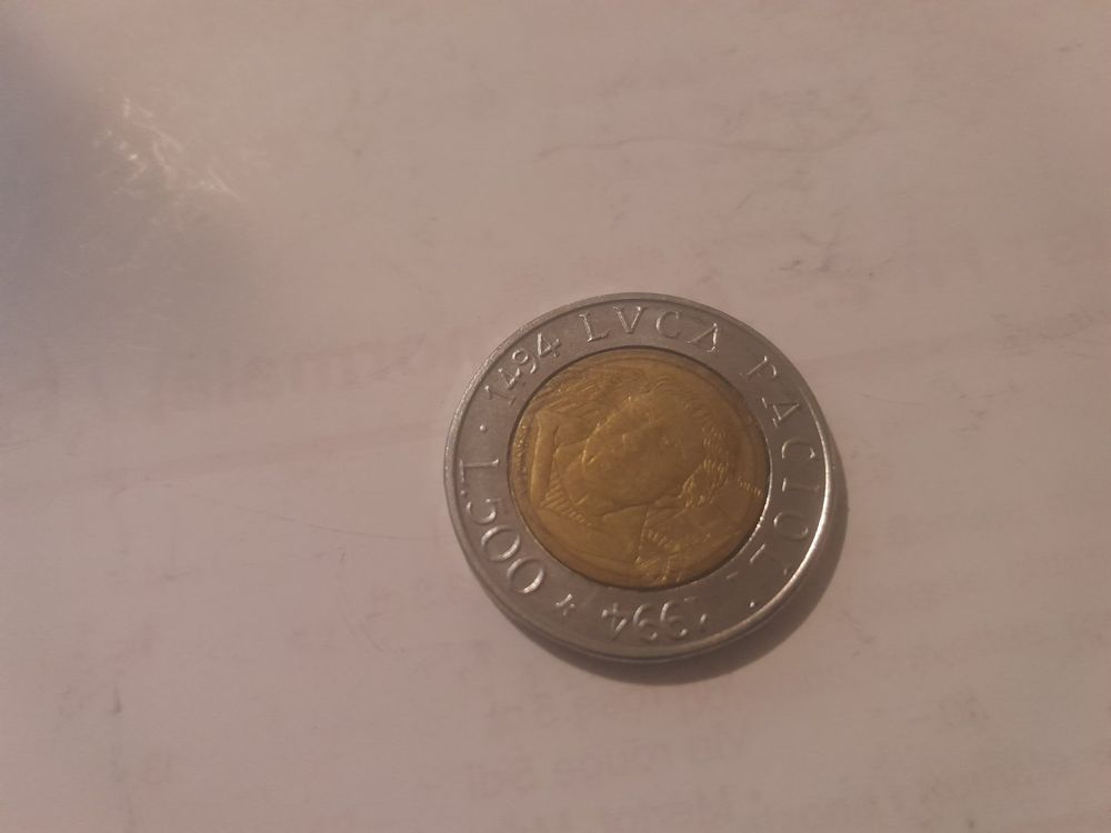 Italien 500 Lire Luca Pacioli | Kaufen auf Ricardo
