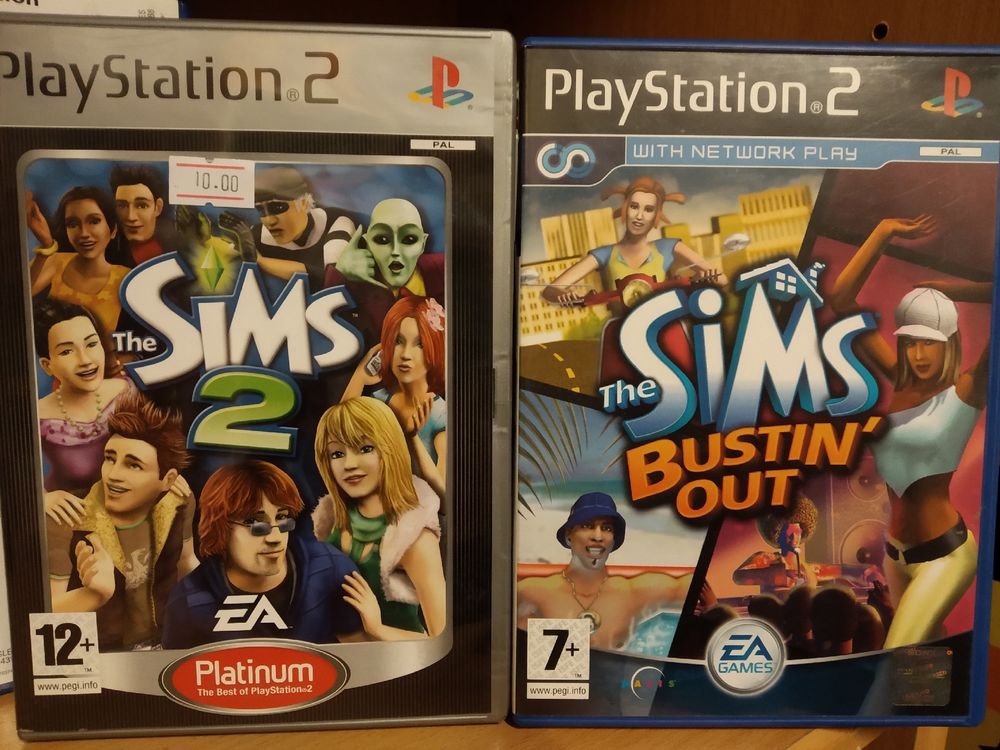 PlayStation 2 - PS2 - The Sims 2 et bustin out (Gebraucht) in Fribourg ...