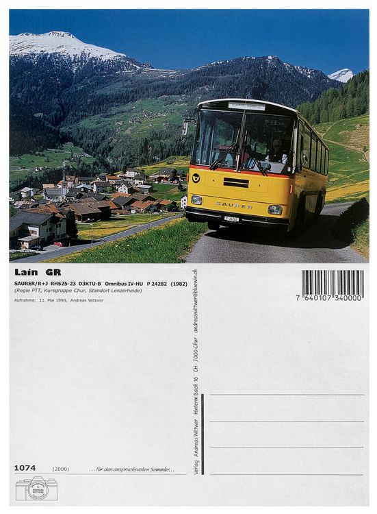 Lain Vaz Obervaz Lenzerheide Graubünden Postauto SAURER RH (Neu (gemäss Beschreibung)) in Bern ...