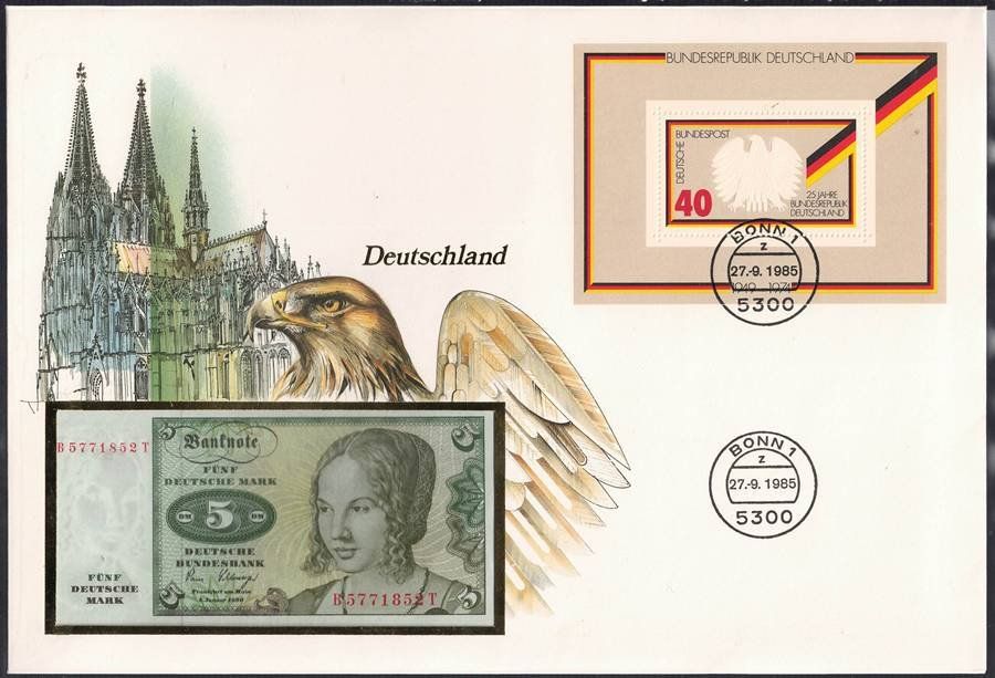 5 Mark Banknote 1980 - Dürer Venezianerin - 25 Jahre BRD (Neu (gemäss ...