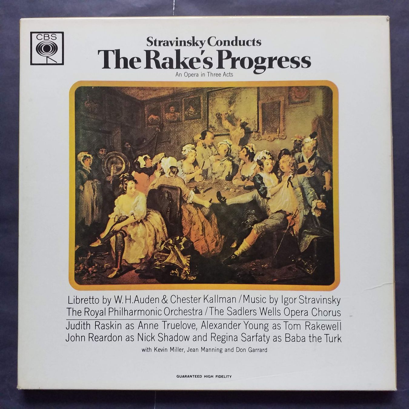 STRAVINSKY, the rake's ........ (box 3LPS) UK press - NEW - (Neu ...