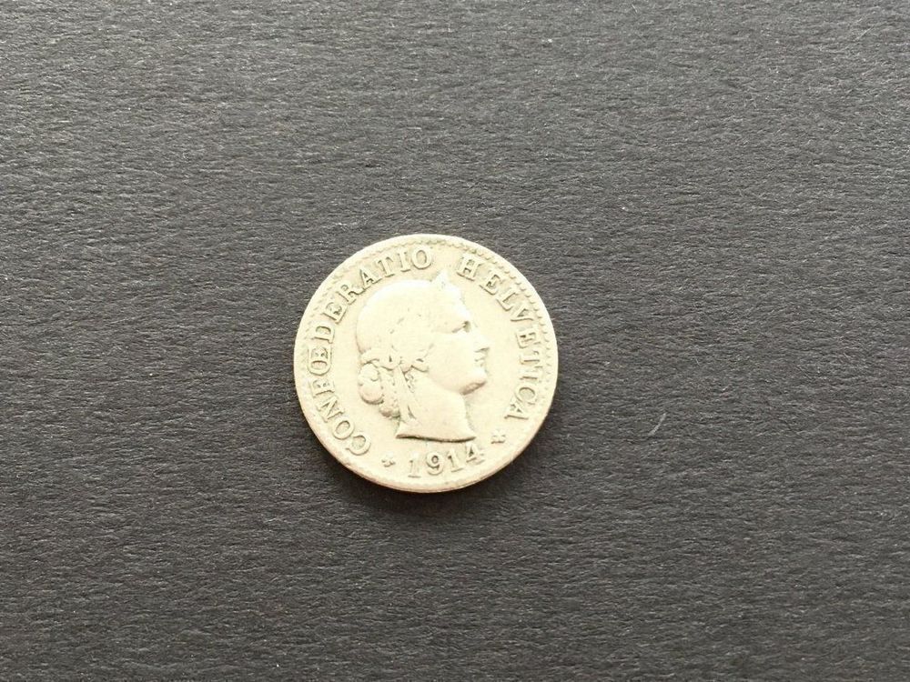 5 Rappen 1914 - Münze (Gebraucht) in Affoltern am Albis für CHF 1.5 – mit Lieferung auf Ricardo ...
