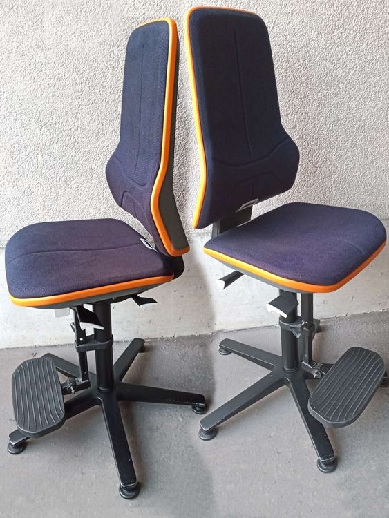 Produktions Stuhl, Industrie Stuhl, Bürostuhl BIMOS Neon 3 (Gebraucht ...