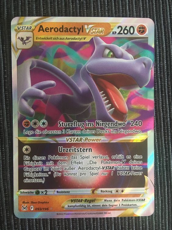Pokemon Karte Aerodactyl V Star Lost Origin Deutsch Kaufen Auf Ricardo