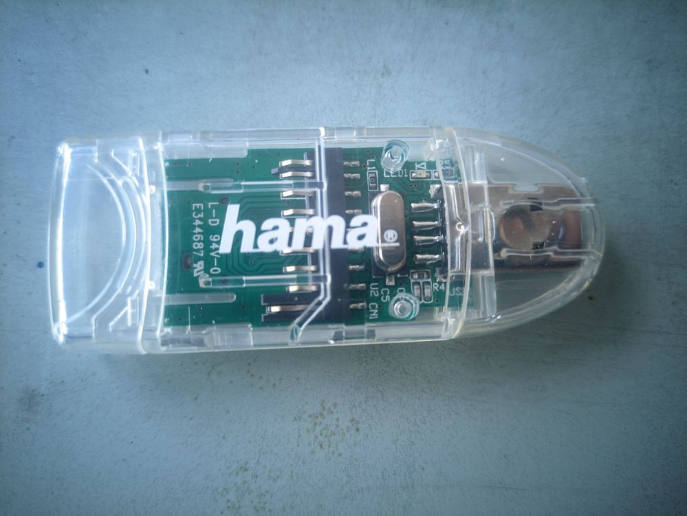 hama sd micro sd card reader Transparent | Kaufen auf Ricardo