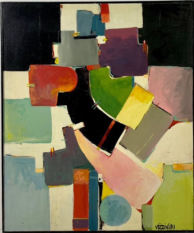 Vizzin ( 1934 ) Kubistisches Gemälde (Gebraucht) in Root für CHF 245 ...