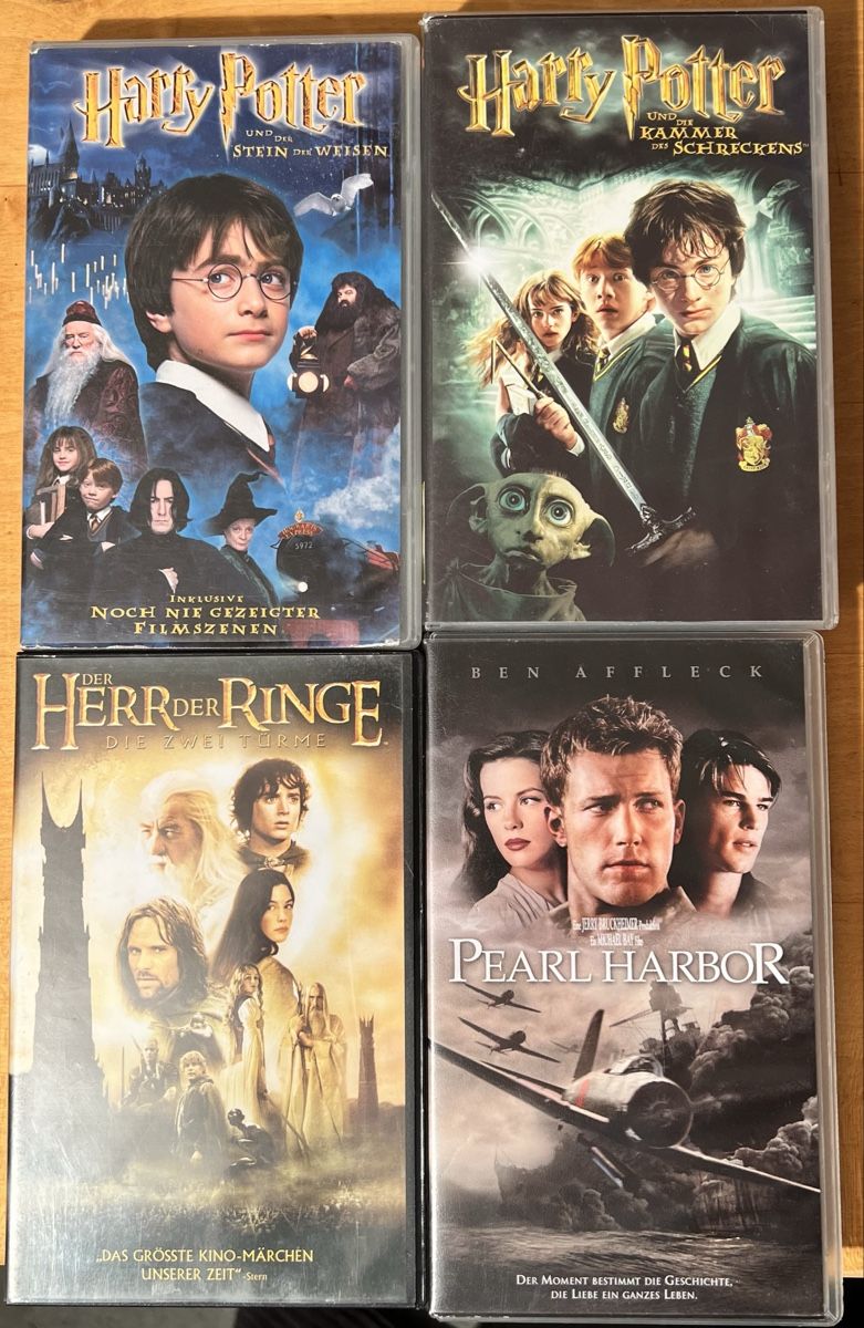 VHS Videos Sammlung: Harry Potter, Tom&Jerry, Lucky Luke usw (Gebraucht ...