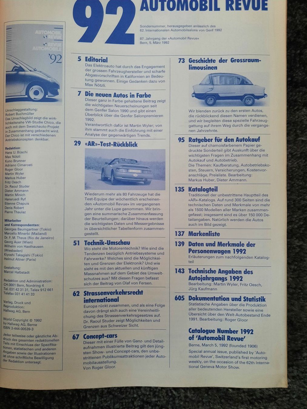 Automobil Revue 92 - Klassiker für Auto Liebhaber! (Gebraucht) in ...