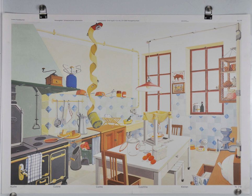 Schulwandbild "Küche" von Lorenz Nussbaumer AKTION @nirv | Kaufen auf Ricardo