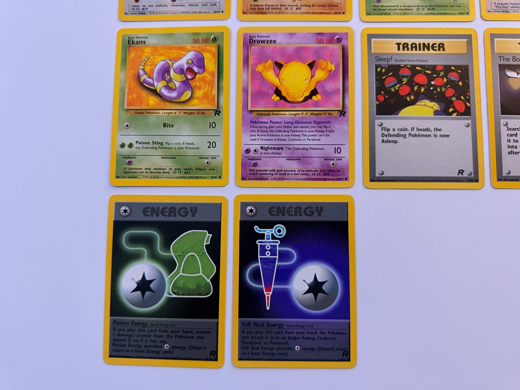 Team Rocket 10 Pokémon Karten Bundle WOTC 2000 Vintage (Gebraucht) in ...