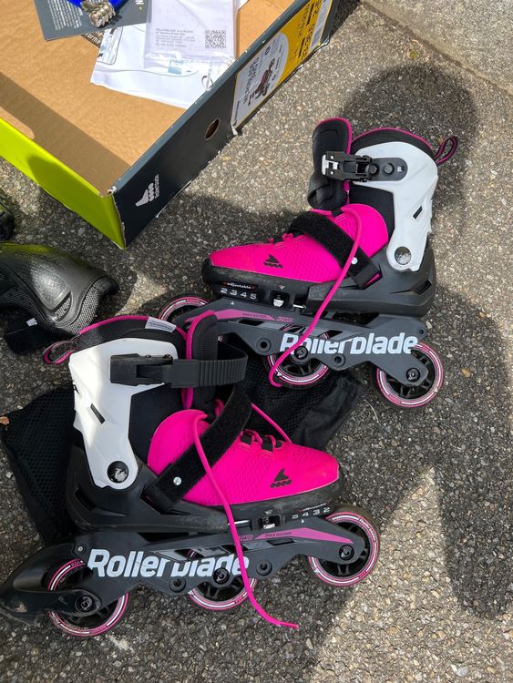 Rollerblade Microblade Girl Mädchen Schutz inkl Gr 33-36.5 (Neu (gemäss Beschreibung)) in ...