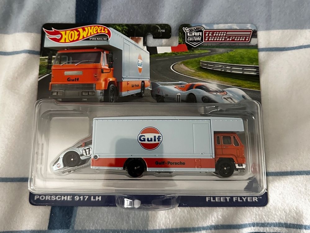 Hotwheels premium Team Transport Porsche 917 LH Fleet Flyer (Neu und ...