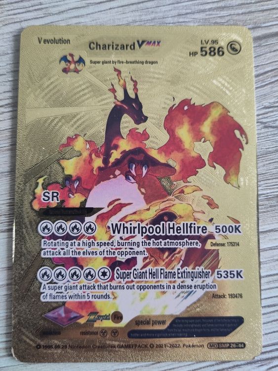 carte Pokémon Charizard v max (Gebraucht) in Villars-le-Terroir für CHF 1 – mit Lieferung auf ...