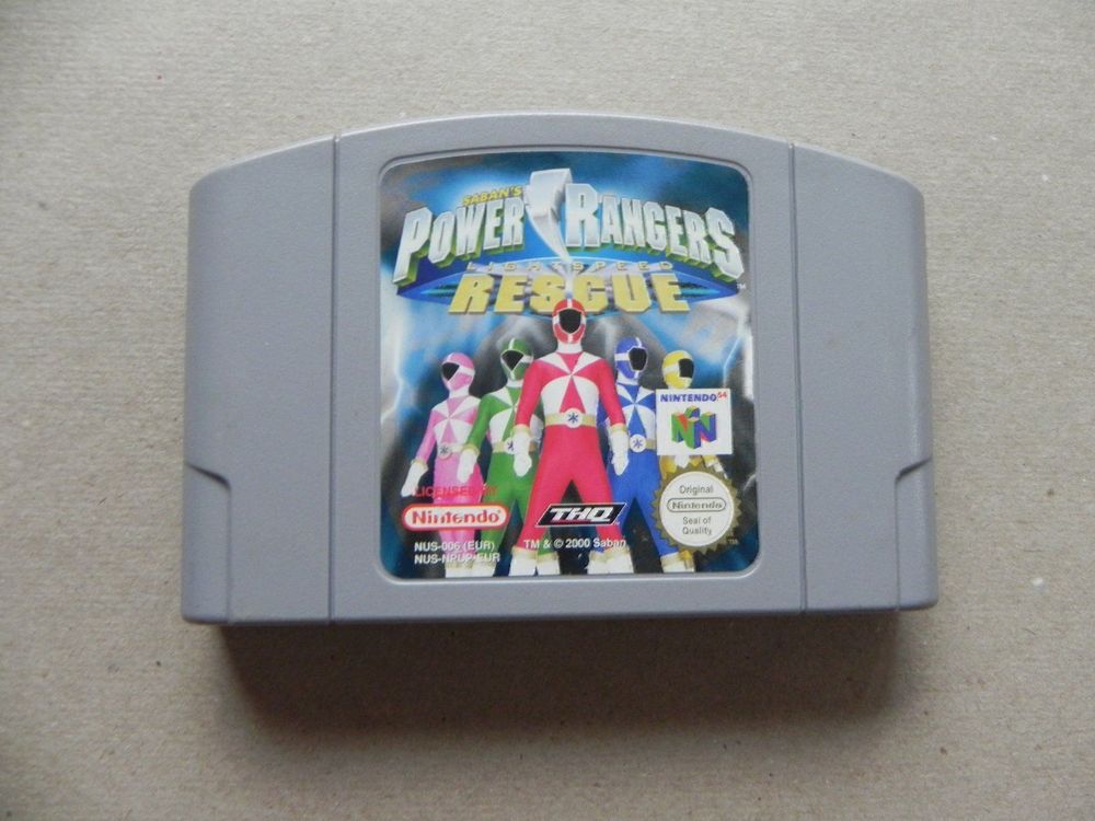 Nintendo 64 Game Power Rangers Rescue N64 (Gebraucht) in Siebnen für ...