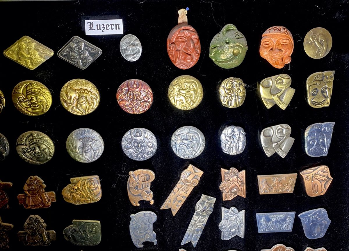 Luzern Fasnacht Paletten 1926-2026 Kupfer/Silber komplett (Gebraucht ...