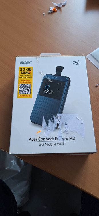 Mobile Hotspot Acer Connect Enduro M3 5g neuwertig (Neu (gemäss ...